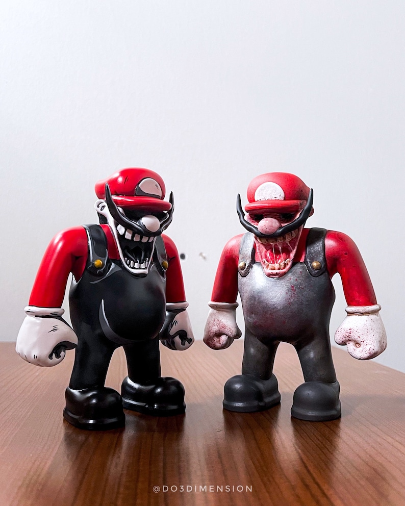 MX Figures Inspired FNF Mario’s Madness Mario ’85 Creepypasta ...