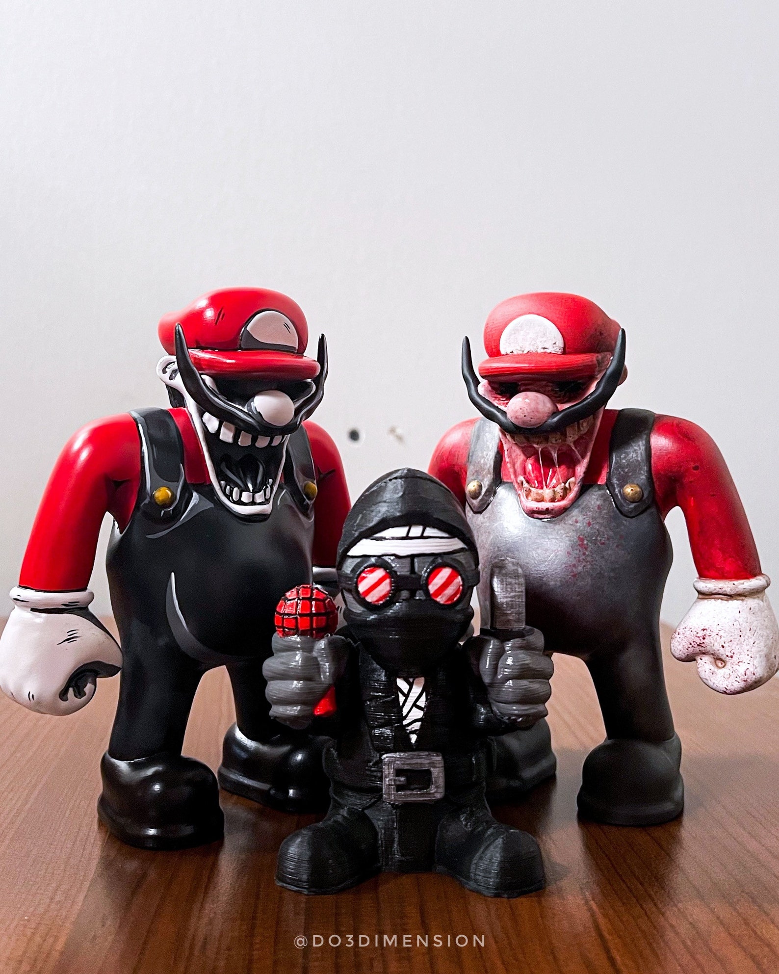 MX Figures Inspired FNF Mario’s Madness Mario ’85 Creepypasta ...