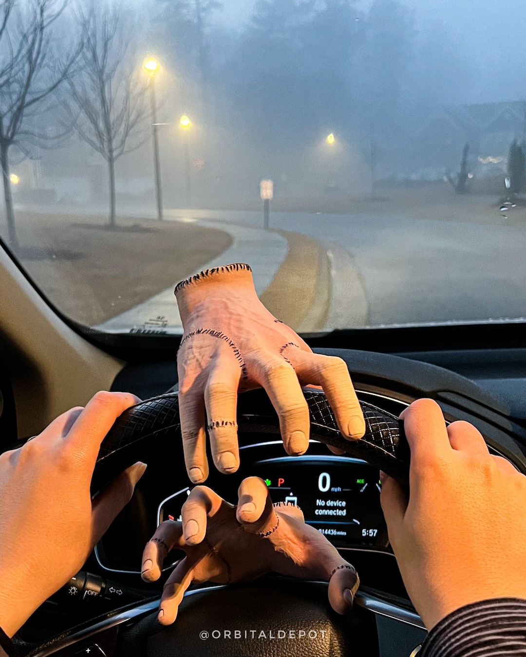 Thing Hand Wednesday Addams Family Realistic Thing Turned Stone Figures ...