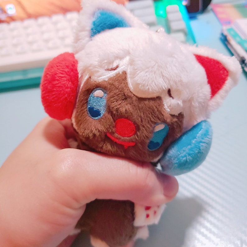 Original Character Nyacaron Furry Nui 10cm Plushie (pink Lemonade ...