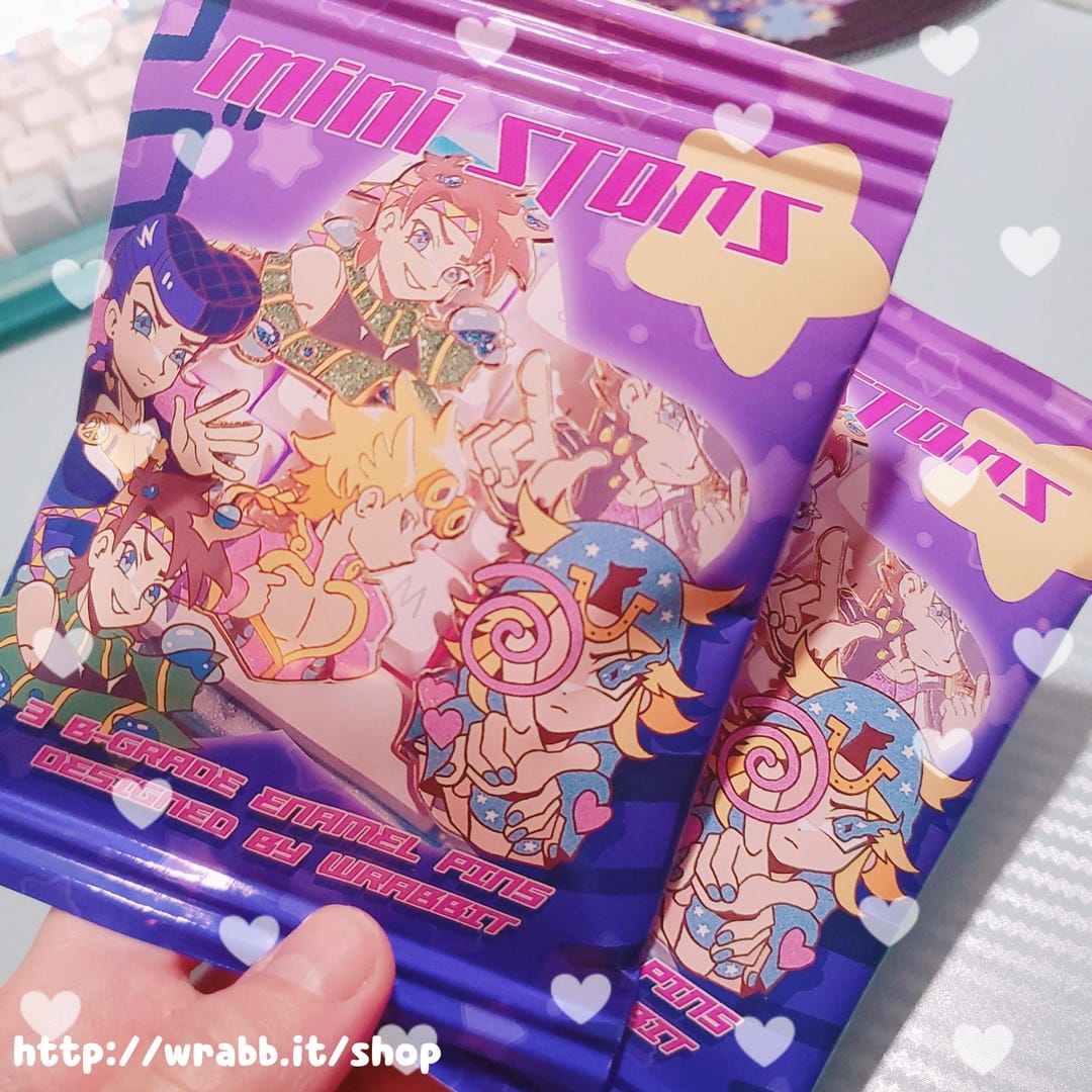 Jojo Enamel Pin B Grade Bag (random JJBA Pins Inside) - Etsy