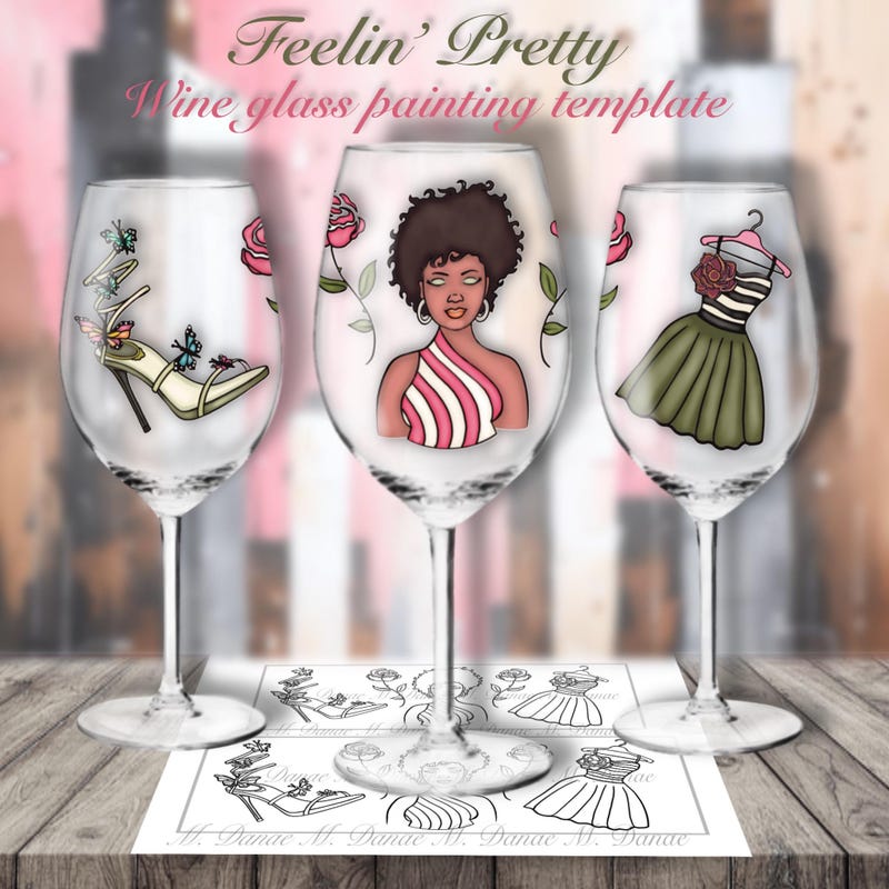 Wine Glass Painting Sign - Etsy UK