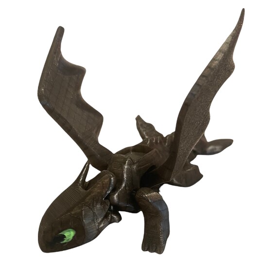 How to Train Your Dragon// Toothless ASMR Fidget Toy - Etsy