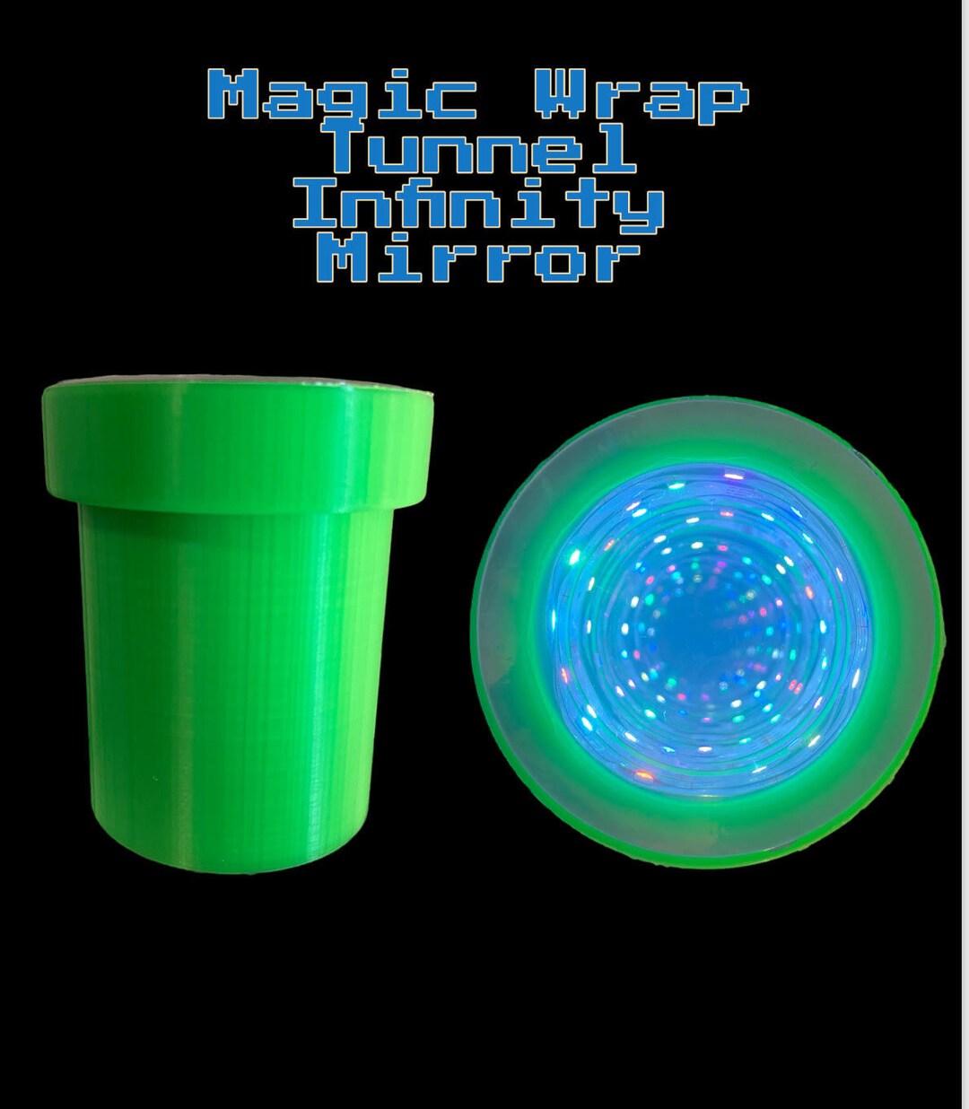 Super Mario Bro's Infinity Cube - Glow in the Dark, Collectible - Etsy