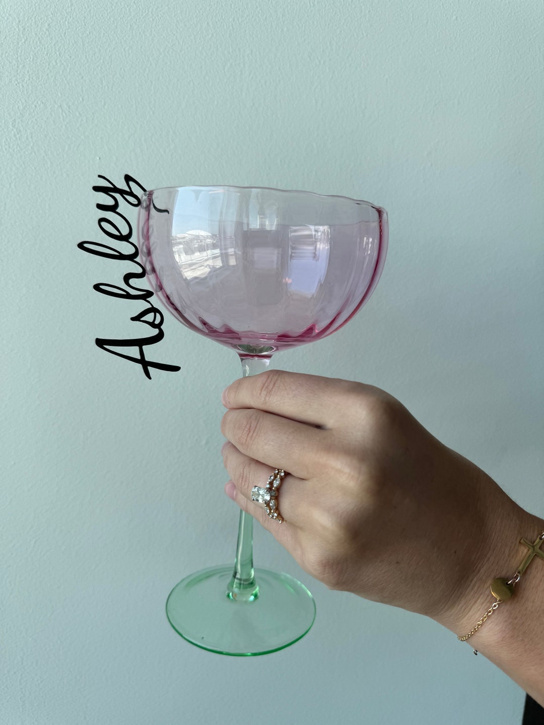 Personalized Drink Tags: Wedding Wine Glass Charms - Etsy
