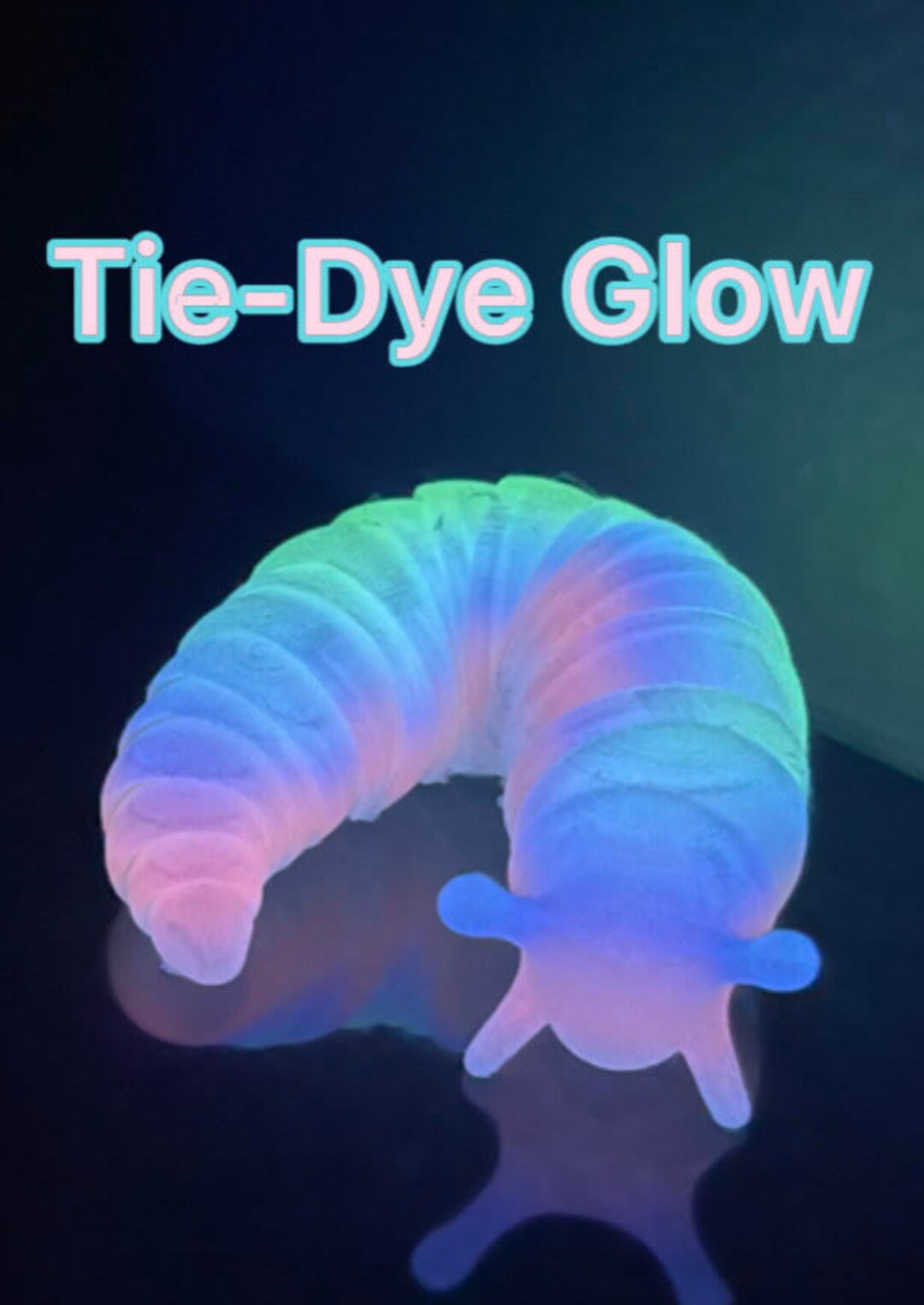 Glow in the Dark 3D Printed Slug: Articulating Fidget Toy - Etsy