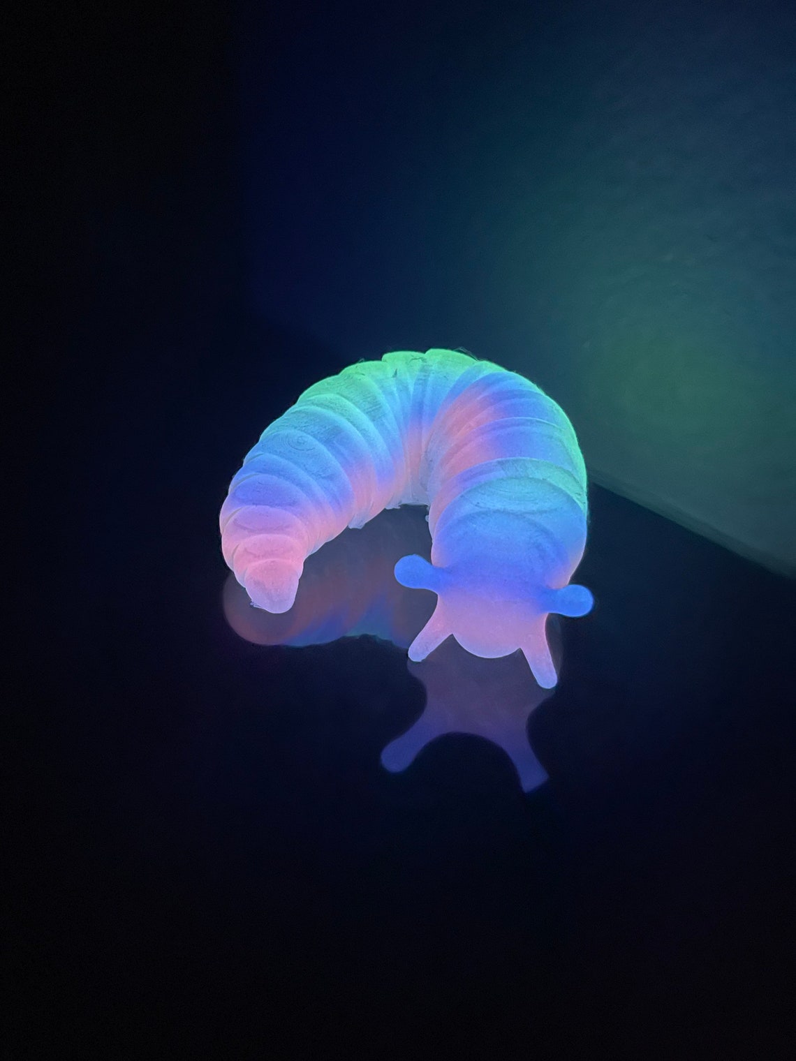 Sensory Cat Toy 3D Glow Slugs/worms Glow in the Dark Fidget - Etsy
