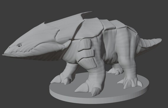 Bulette Miniature for D&d/pathfinder 3 Points | Etsy