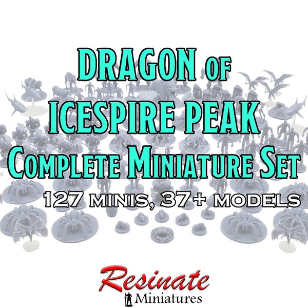 Dragon of Icespire Peak Map - Etsy