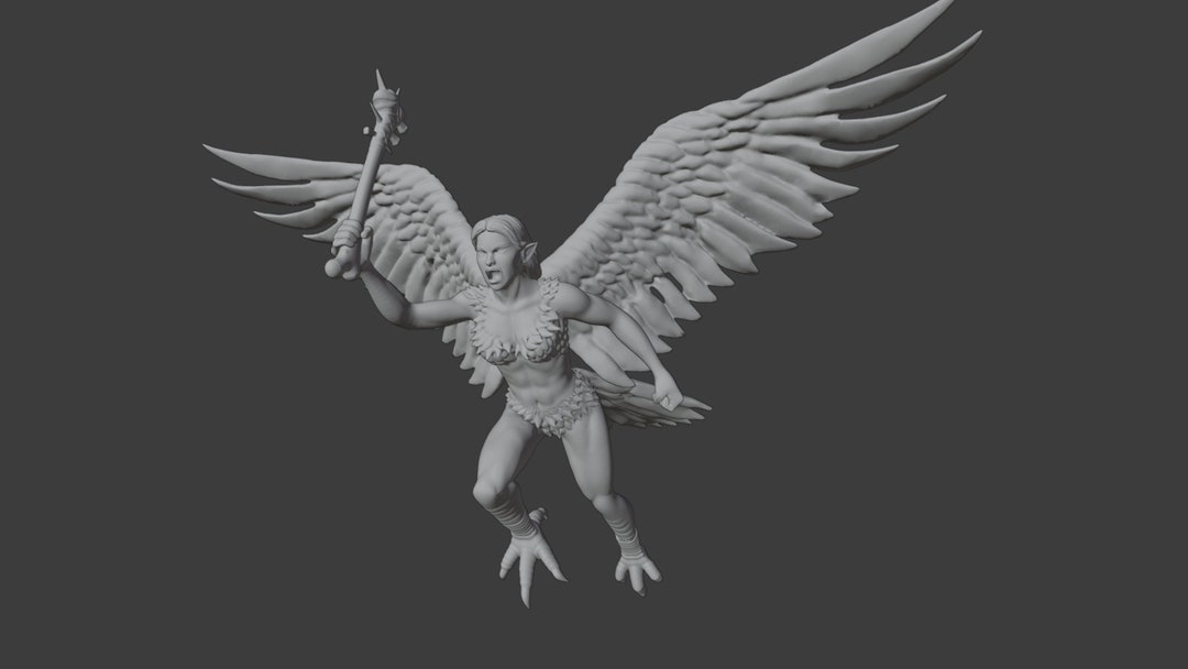Harpy Miniature for D&d/pathfinder (1 Point) - Etsy