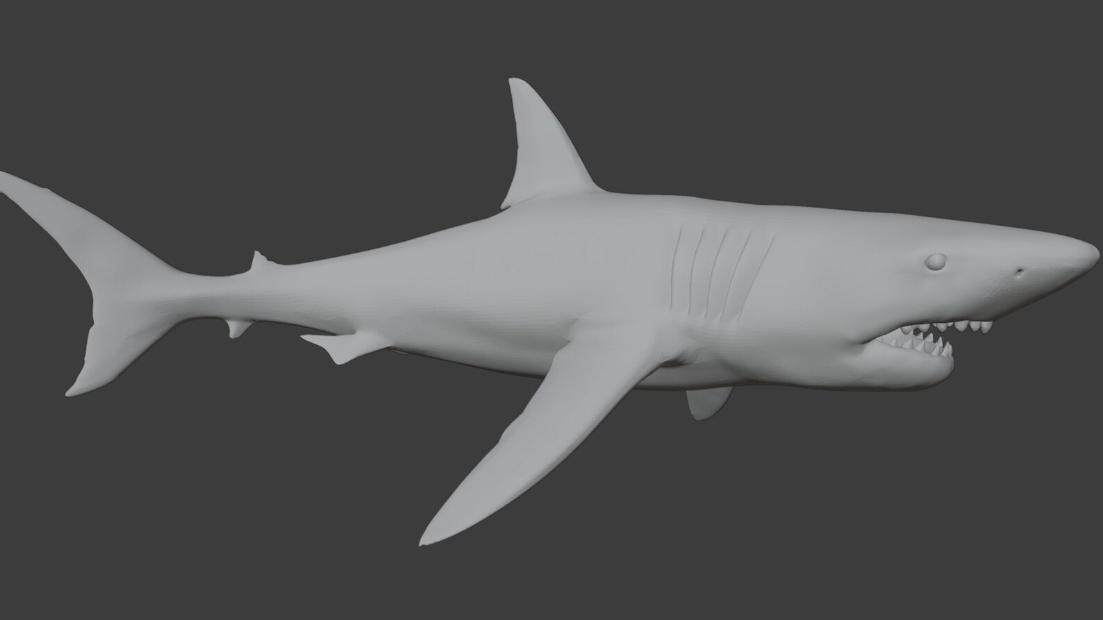 Giant Shark Miniature for D&d/pathfinder 4 Points | Etsy