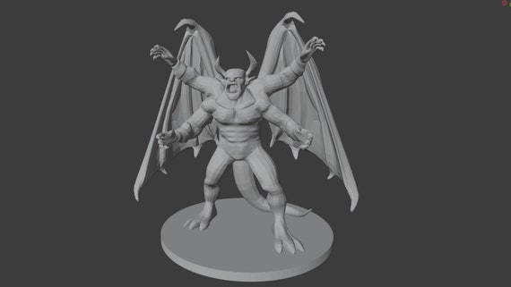 Giant Four-armed Gargoyle Miniature for D&d/pathfinder 3 - Etsy