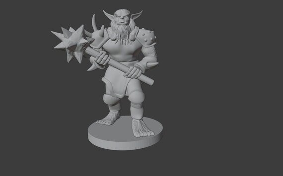 Bugbear Miniature for D&d/pathfinder 1 Point - Etsy