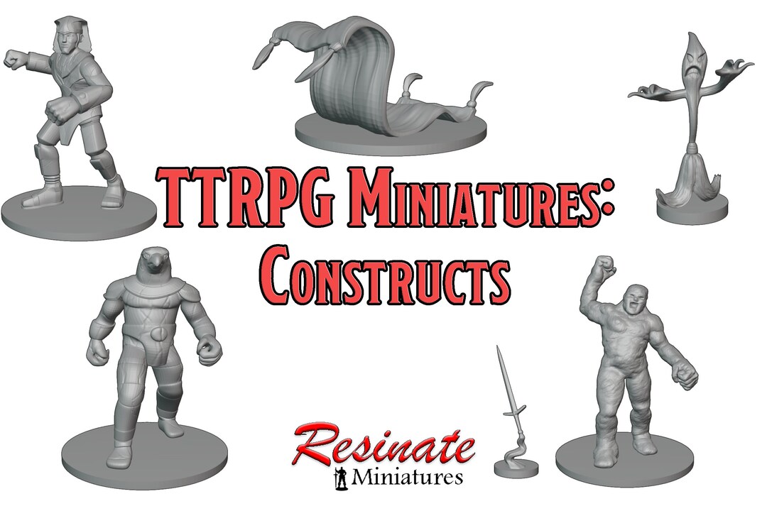 Construct Miniatures for D&d/pathfinder - Etsy