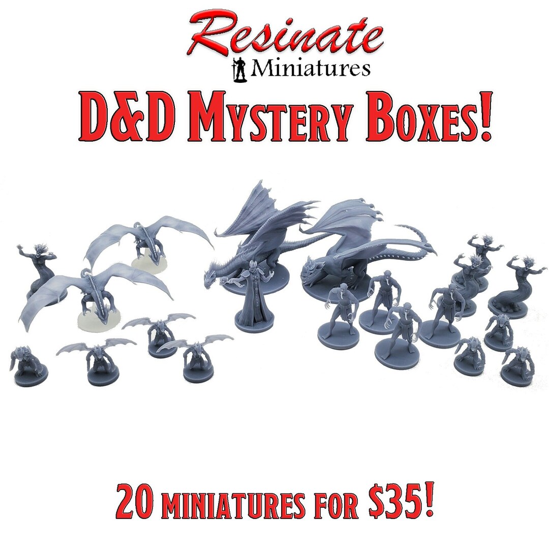 Mystery Box of D&D Minis - Etsy