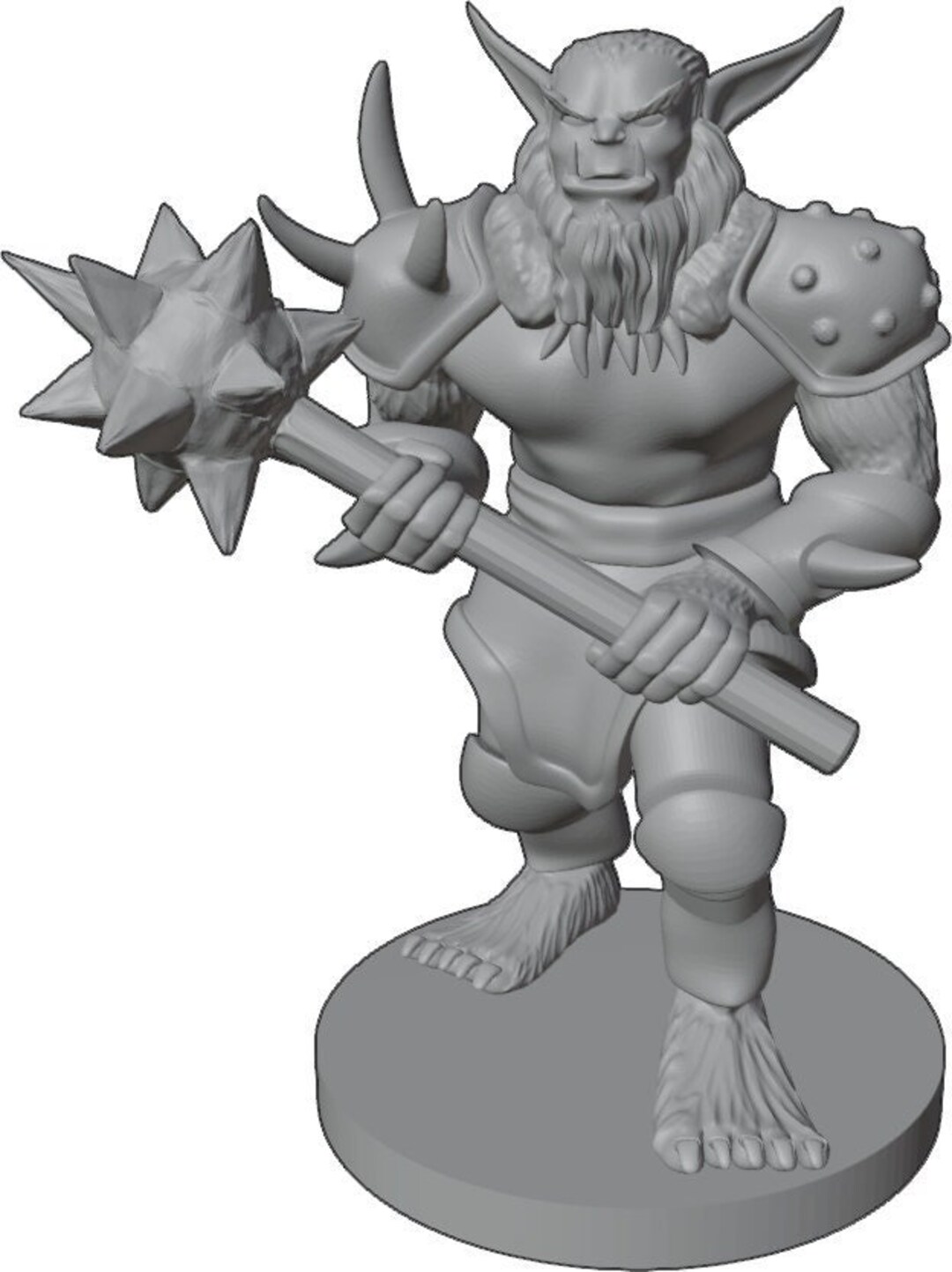 Bugbear Miniature for D&d/pathfinder (1 Point) - Etsy