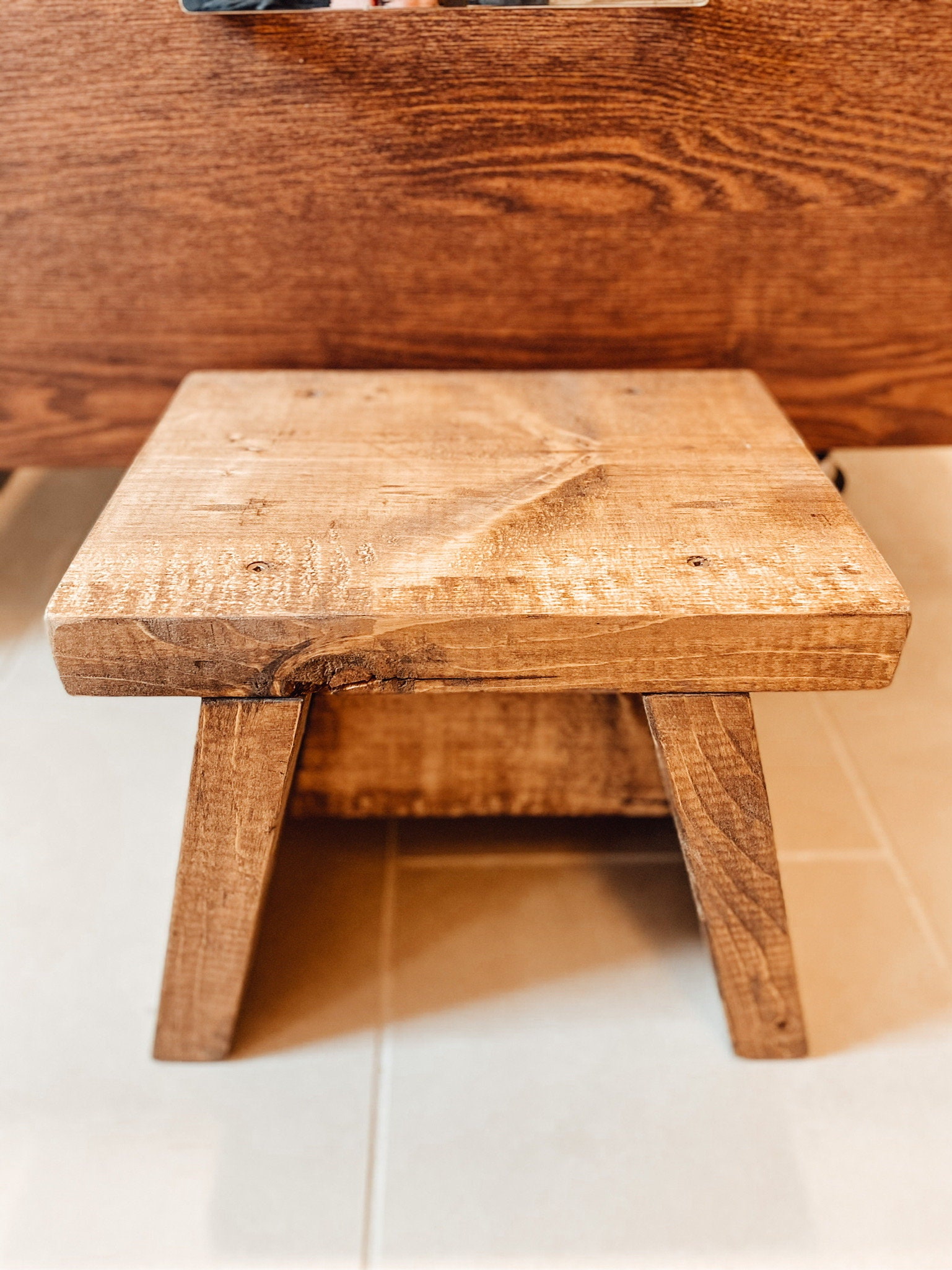 Wood Stool Step Stool Wooden Stool Plant Stand - Etsy