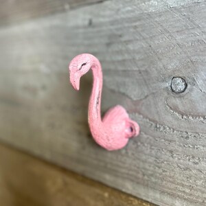 Flamingo Single Hook, Pink Hook, Tropical Hook, Animal Hook, Bird Hook ...