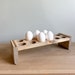 Egg Stand, Wood Egg Stand, Stackable Egg Holder, Rustic Egg Holder ...
