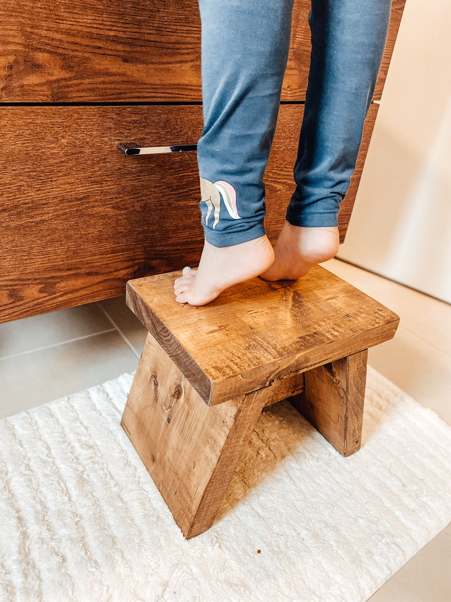 Wood Stool Step Stool Wooden Stool Plant Stand - Etsy