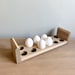 Egg Stand, Wood Egg Stand, Stackable Egg Holder, Rustic Egg Holder ...