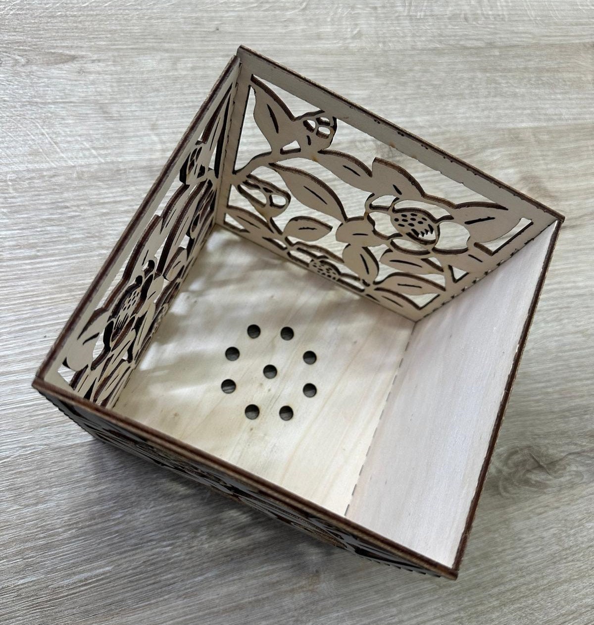 Digital File - Flower Pot Holder- Laser Cut, Pot Box, Wooden Plant ...