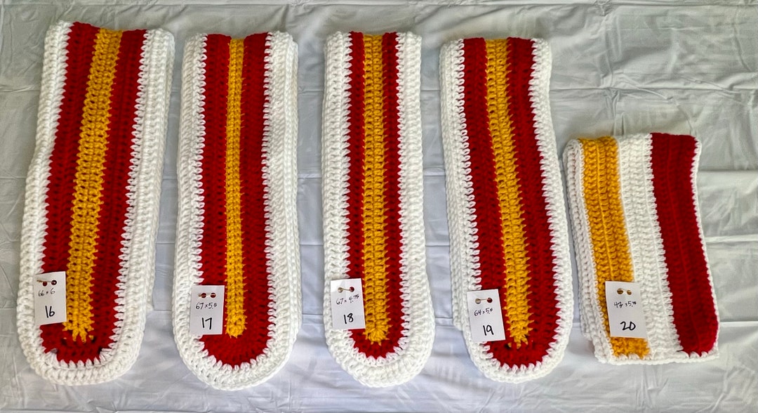 Winter Scarf in Kansas City Chiefs Colors #18 - Etsy