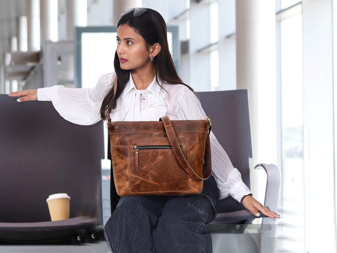 Leather Tote for Women Conceal Carry Leather Tote Concealed Carry ...