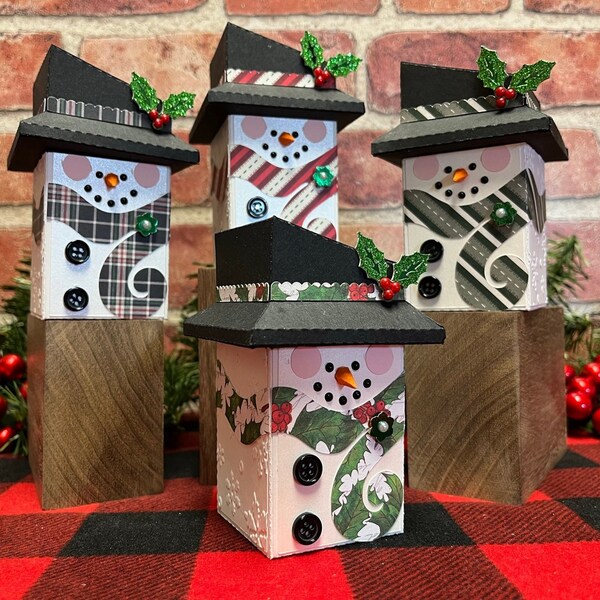 Snowman Gift Bags - Etsy