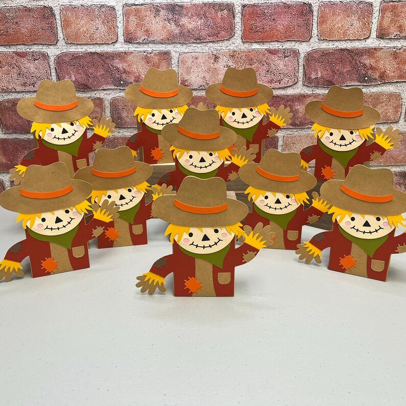Waving Scarecrow Gable Box, Set of 10, - Etsy