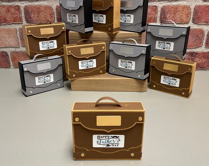 Handcrafted Briefcase Gift Box Set, Briefcase Gift Box, Set of 10 ...
