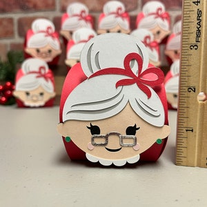 Handmade Ms. Clause Treat Boxes: Christmas Party Favors, Set of 10 - Etsy