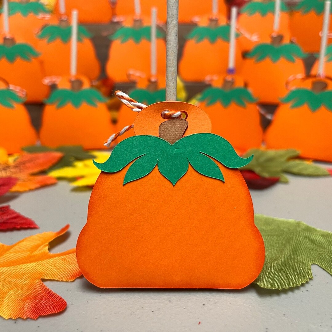 Pumpkin Lollipop Holders, Set of 20, Fall Party Favors, Fall Treats ...