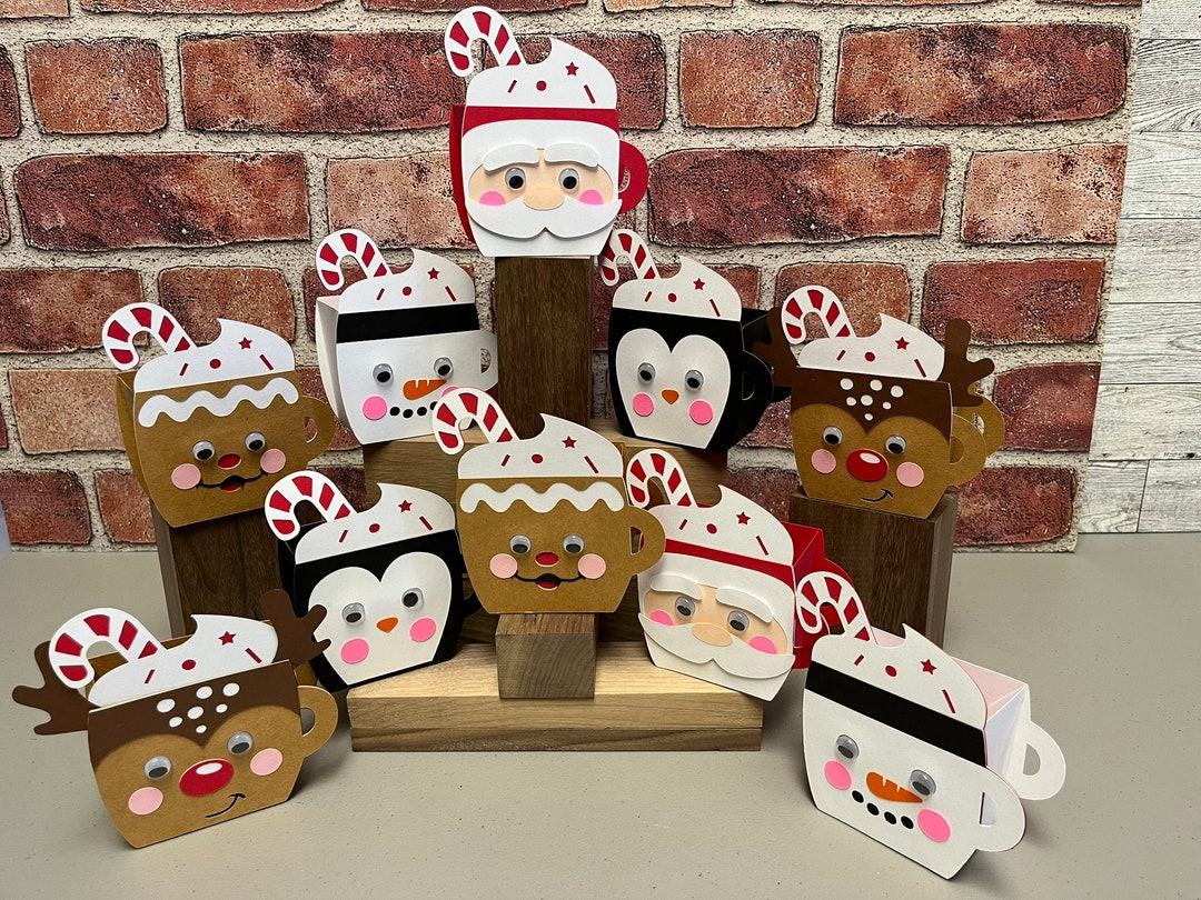 Christmas Mug Gift Boxes: Holiday Party Favors, Set of 10 - Etsy