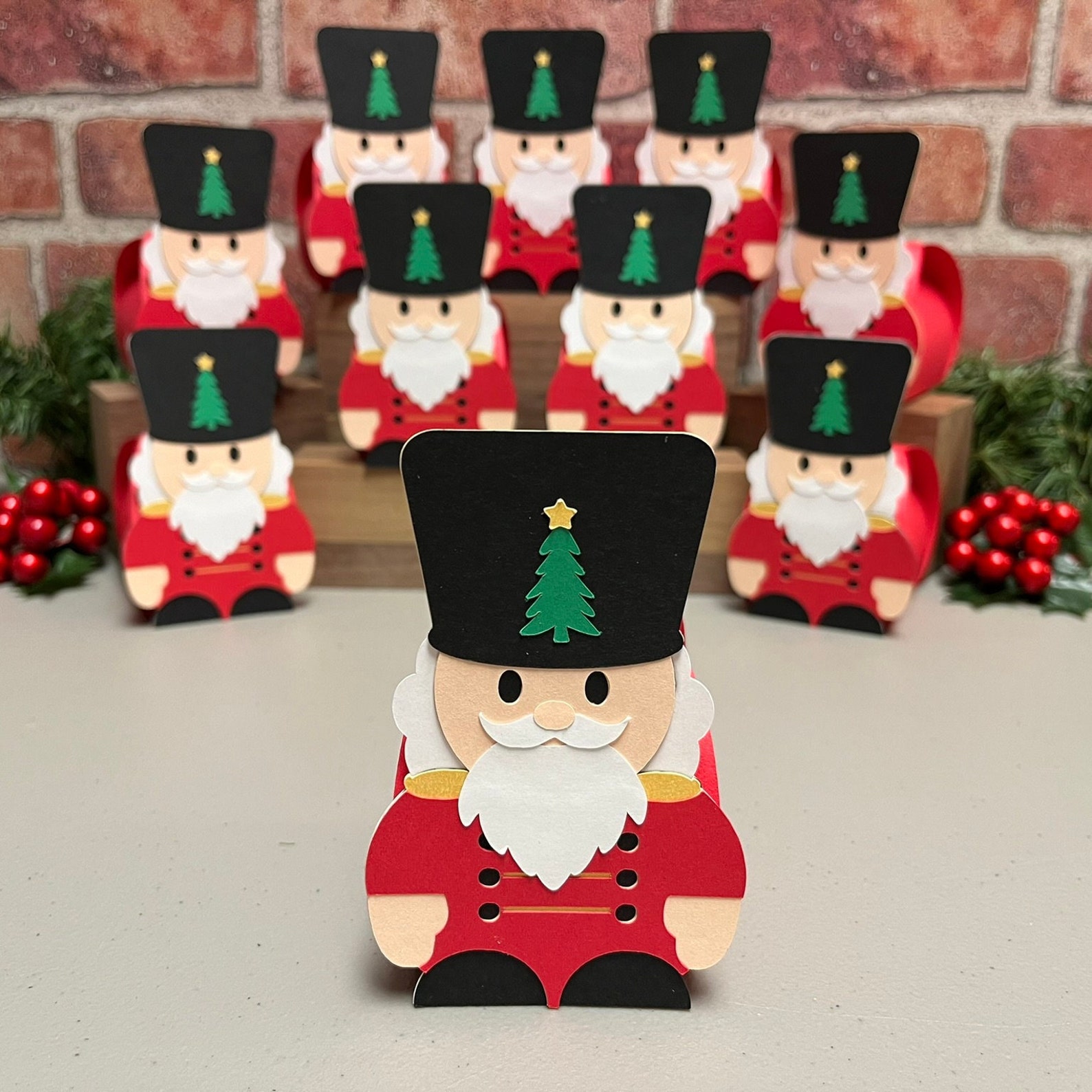 Nutcracker Treat Boxes: Christmas Party Favors, Set of 10 - Etsy