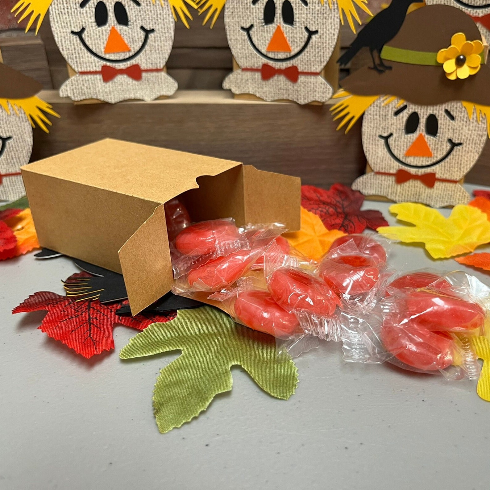 Scarecrow Treat Boxes: Fall Party Favors, Autumn Decor (set of 10) - Etsy