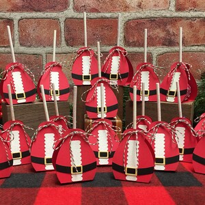 Santa Lollipop Holders: Christmas Party Favors, Set of 20 - Etsy