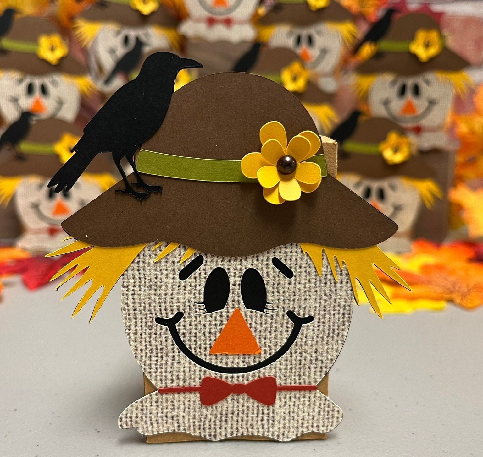 Scarecrow Treat Boxes: Fall Party Favors, Autumn Decor (set of 10) - Etsy