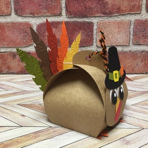 Handmade Thanksgiving Turkey Treat Box: Fall Party Favors (set of 10 ...