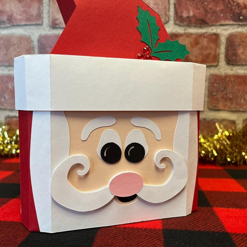 Santa Christmas Gift Box, Christmas Box, Christmas Eve Box, Christmas ...