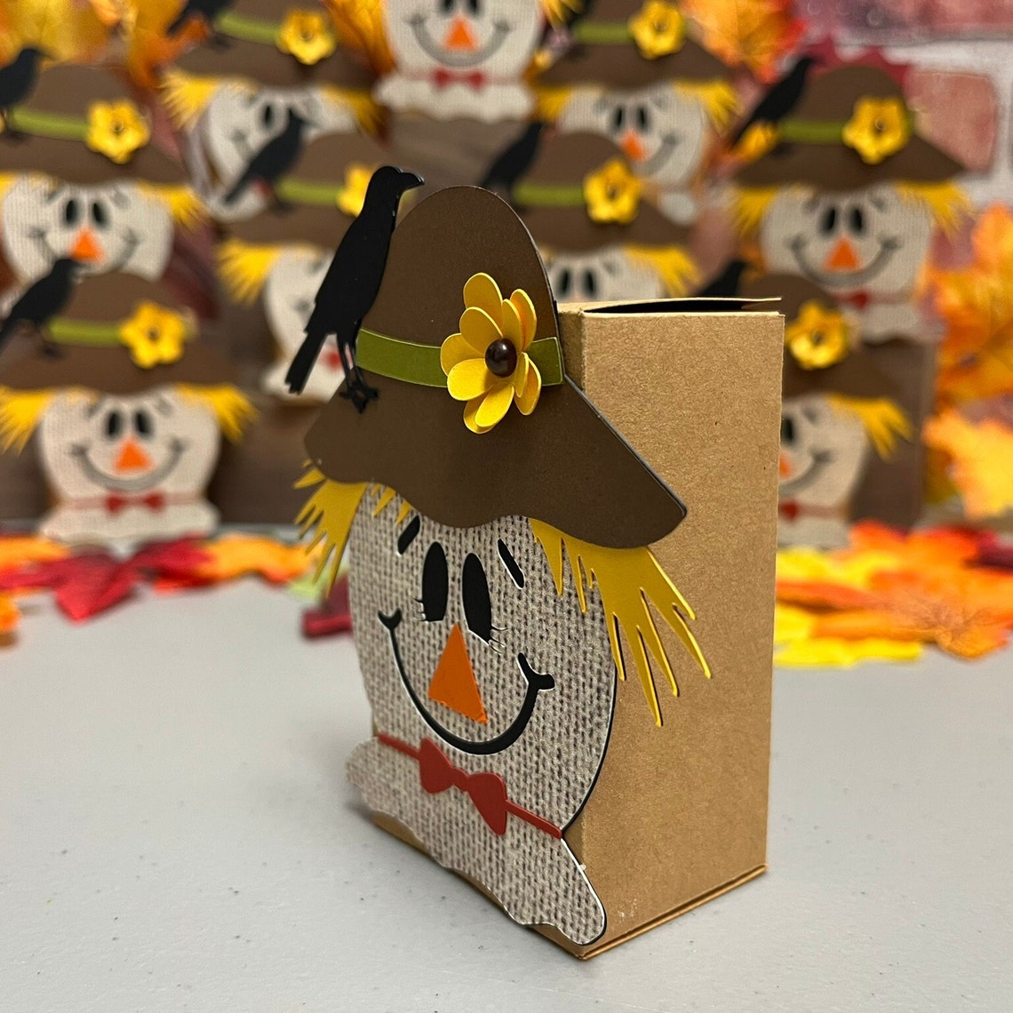Scarecrow Treat Boxes: Fall Party Favors, Autumn Decor (set of 10) - Etsy