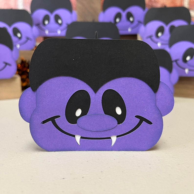 Dracula Treat Boxes, Set of 10, Halloween Favor Boxes, Monster Favor ...