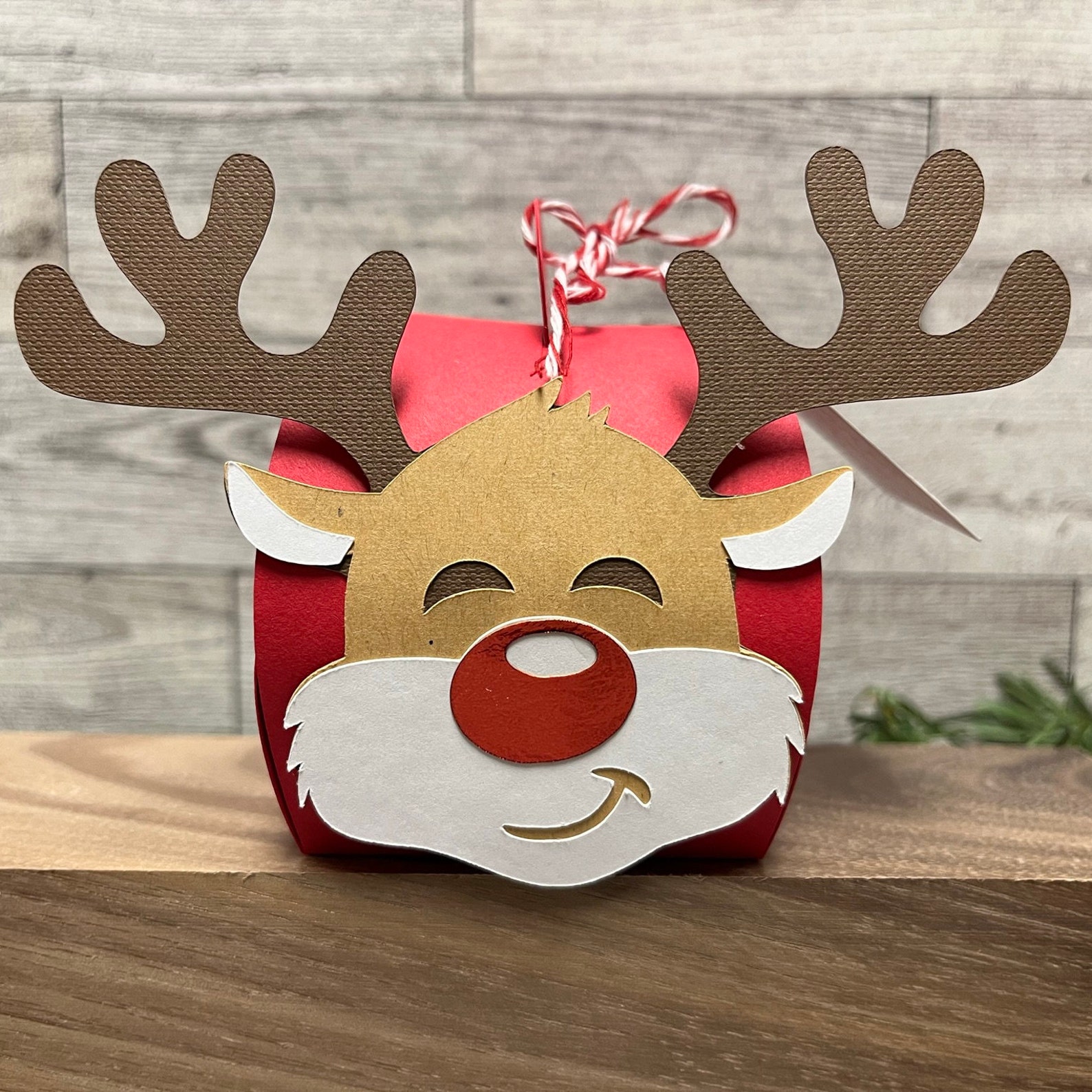 Reindeer Treat Boxes: Christmas Party Favors, Set of 10 - Etsy