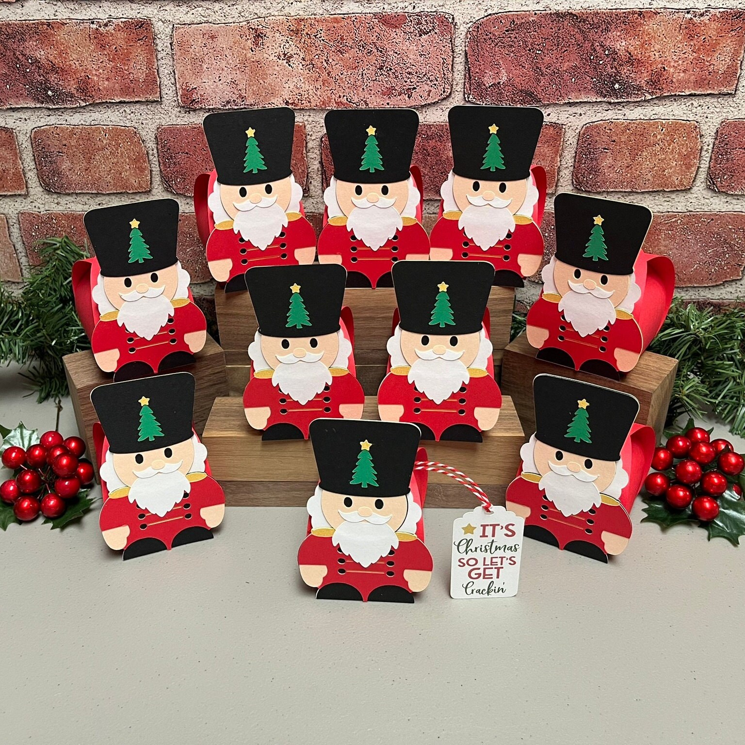 Nutcracker Treat Boxes: Christmas Party Favors, Set of 10 - Etsy