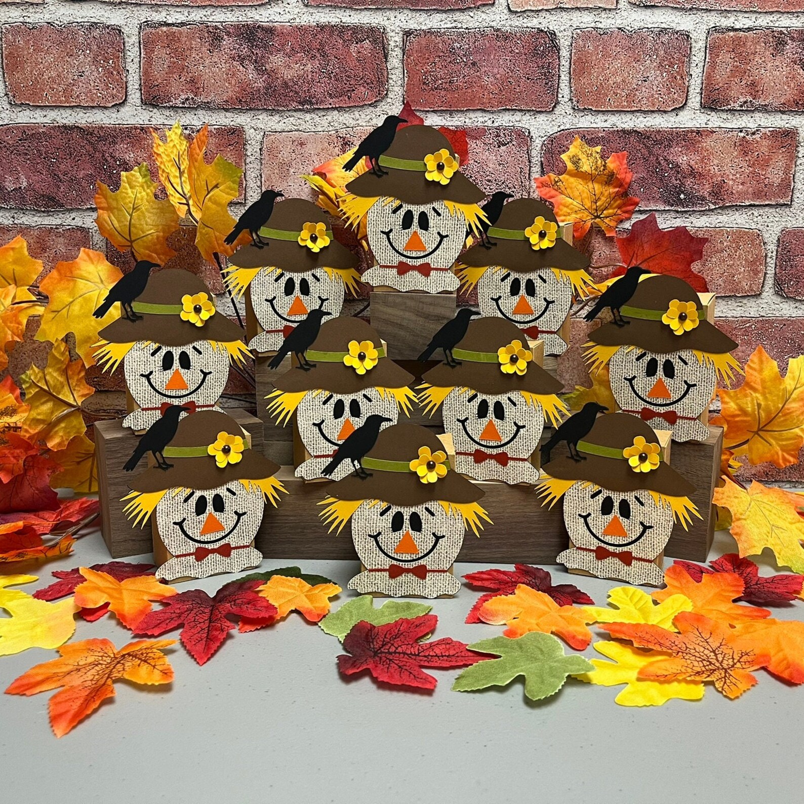 Scarecrow Treat Boxes: Fall Party Favors, Autumn Decor (set of 10) - Etsy