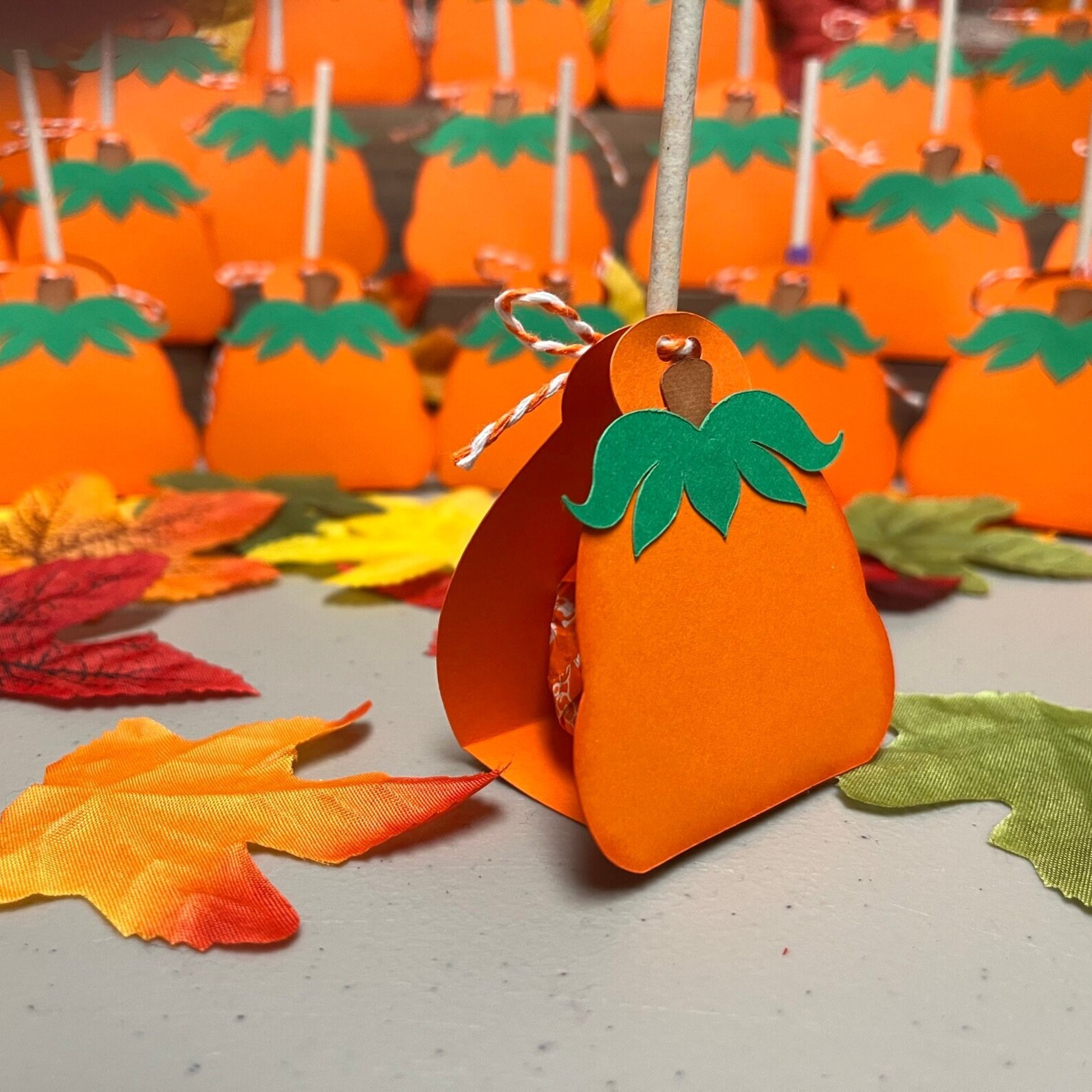 Pumpkin Lollipop Holders, Set of 20, Fall Party Favors, Fall Treats ...