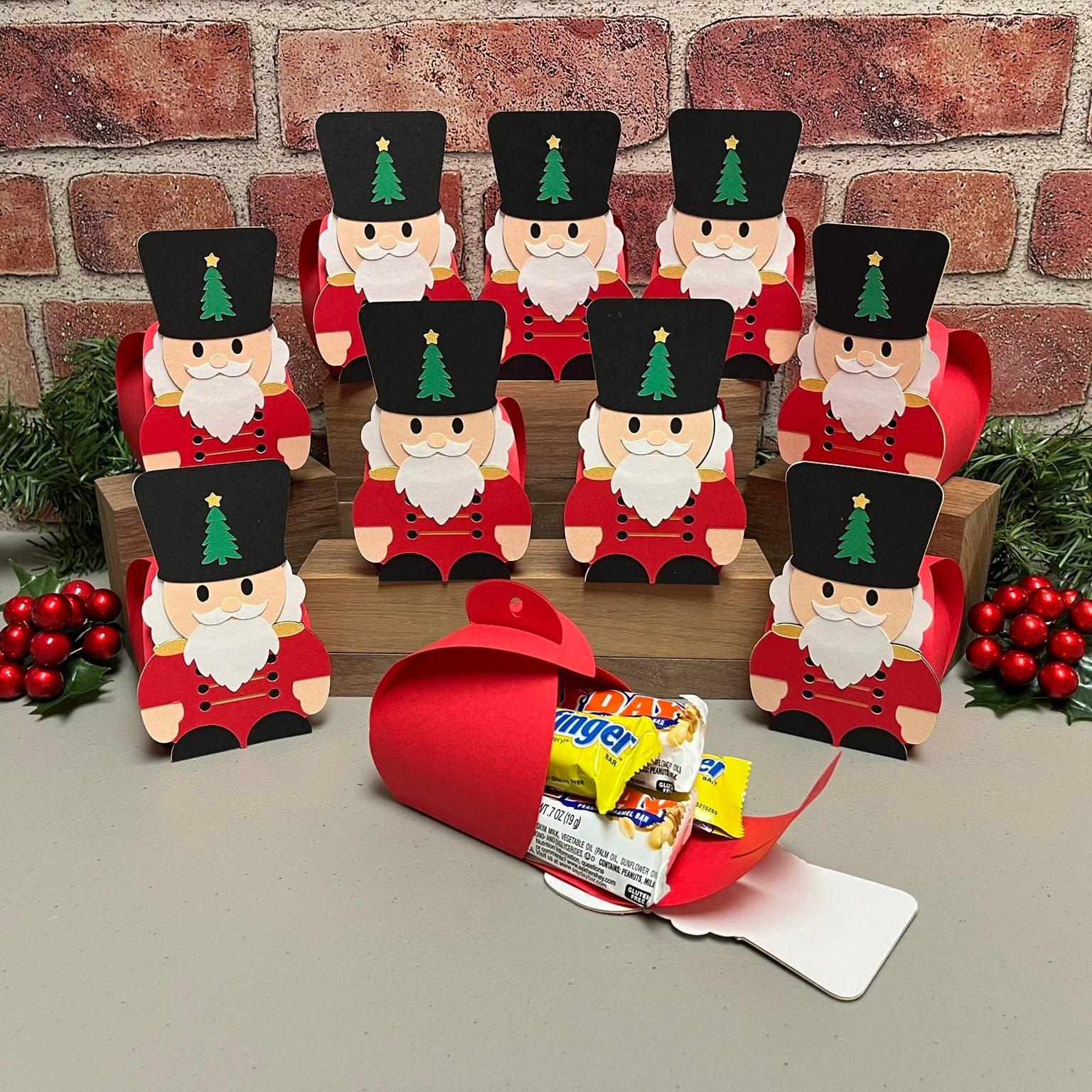 Nutcracker Treat Boxes: Christmas Party Favors, Set of 10 - Etsy