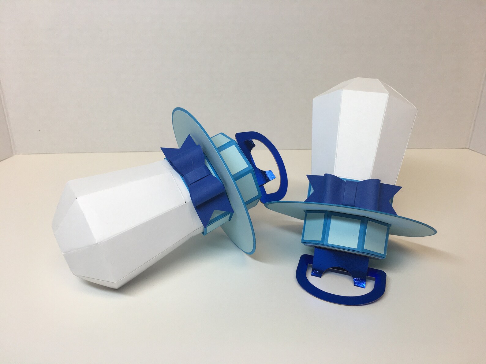 Baby Shower Pacifier Boxes, Handmade Baby Shower Favors, Pacifier Boxes ...