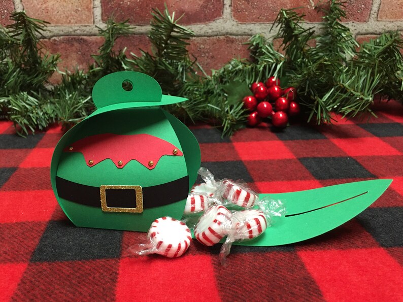 Elf Treat Boxes: Christmas Party Favors, Set of 10 - Etsy