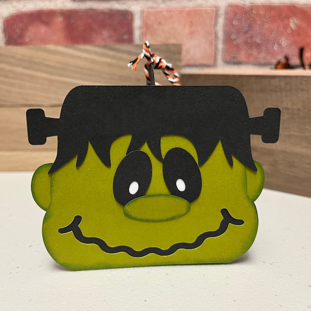 Frankenstein Treat Boxes, Set of 10, Halloween Favor Boxes, Monster ...